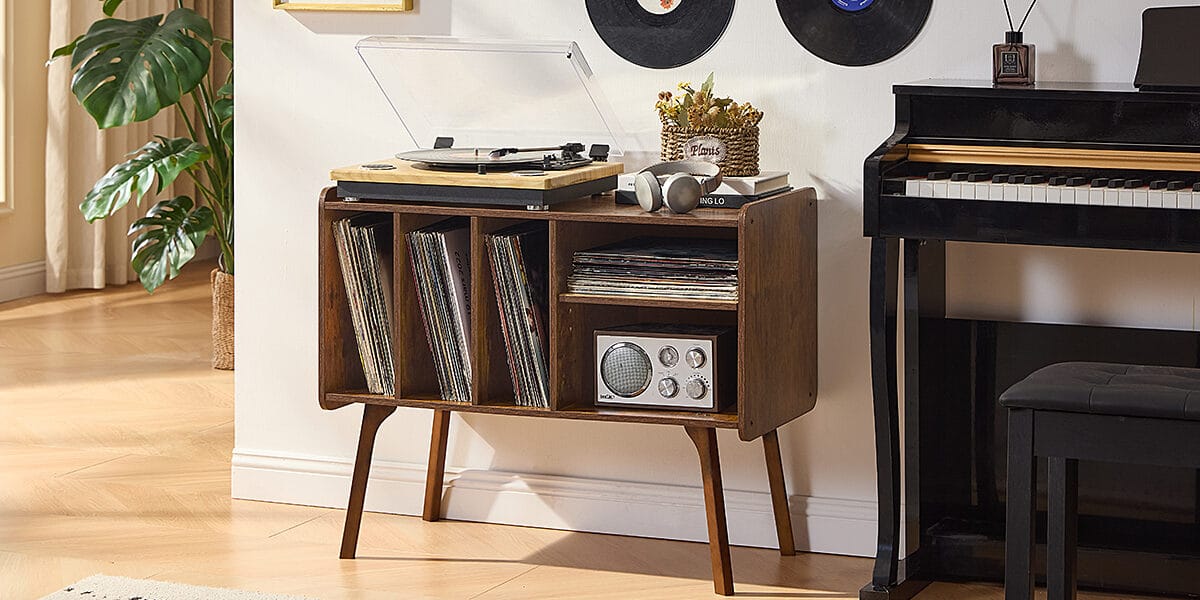 The Best Solid Wood Record Player Stand of 2026 | Top Picks & Reviewed